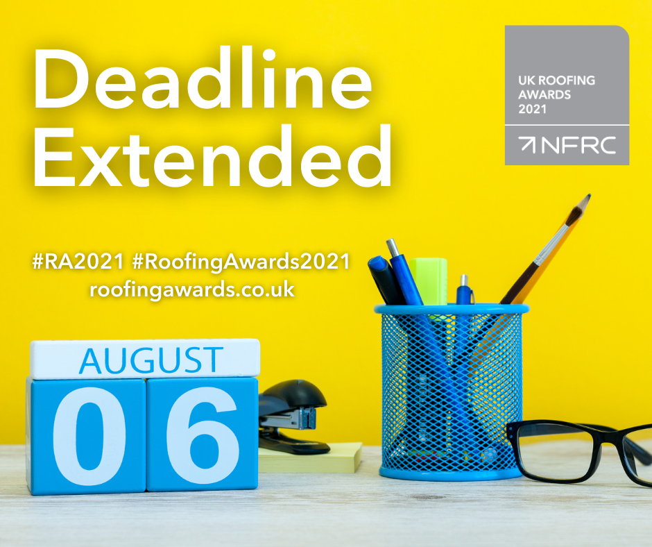 UK Roofing Awards 2021 deadline extended