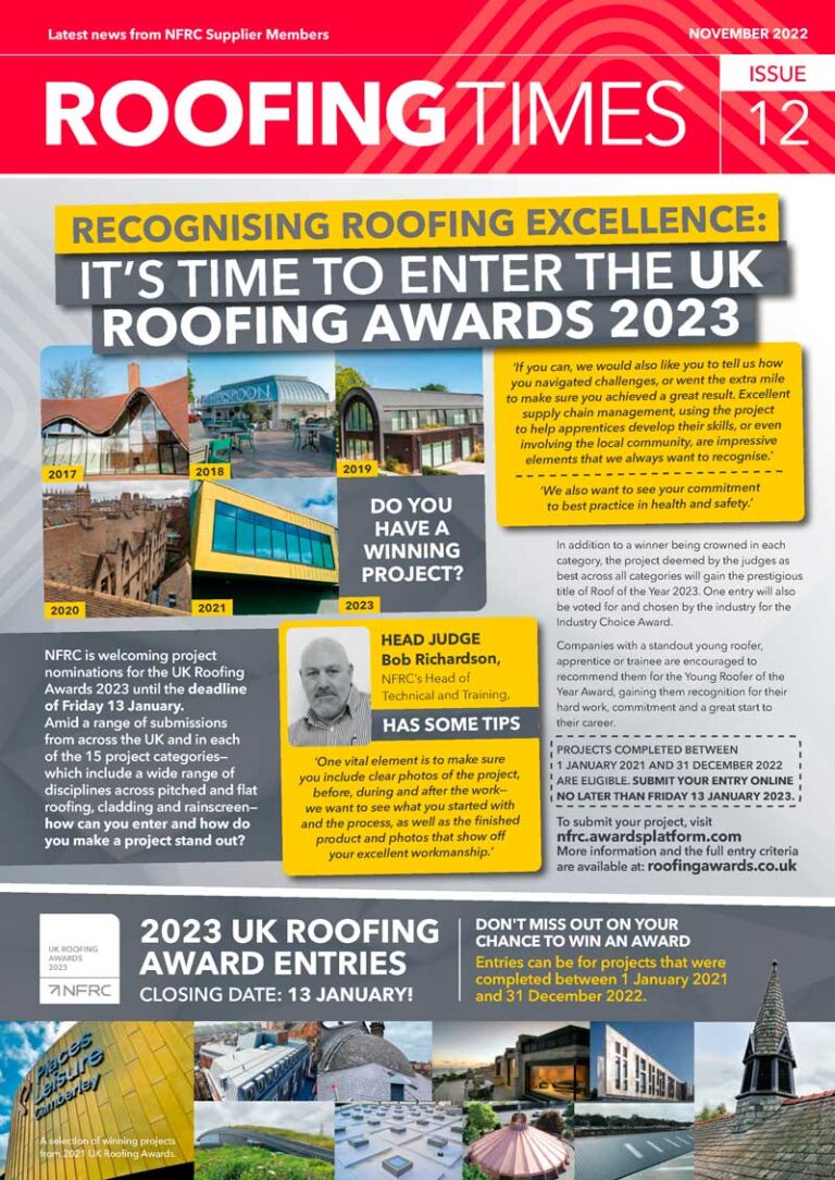Roofing Times magazine