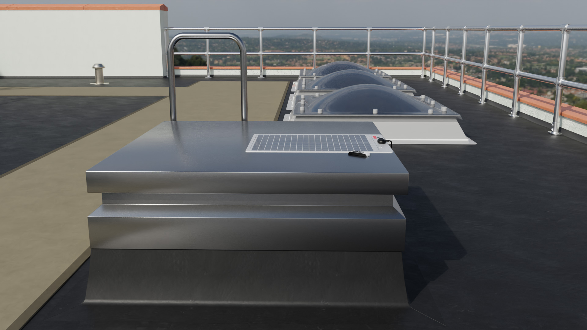 Meet the new Surespan solar-powered roof hatch