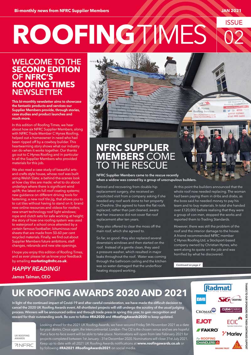 Roofing Times magazine