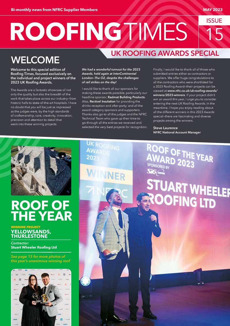 Roofing Times magazine