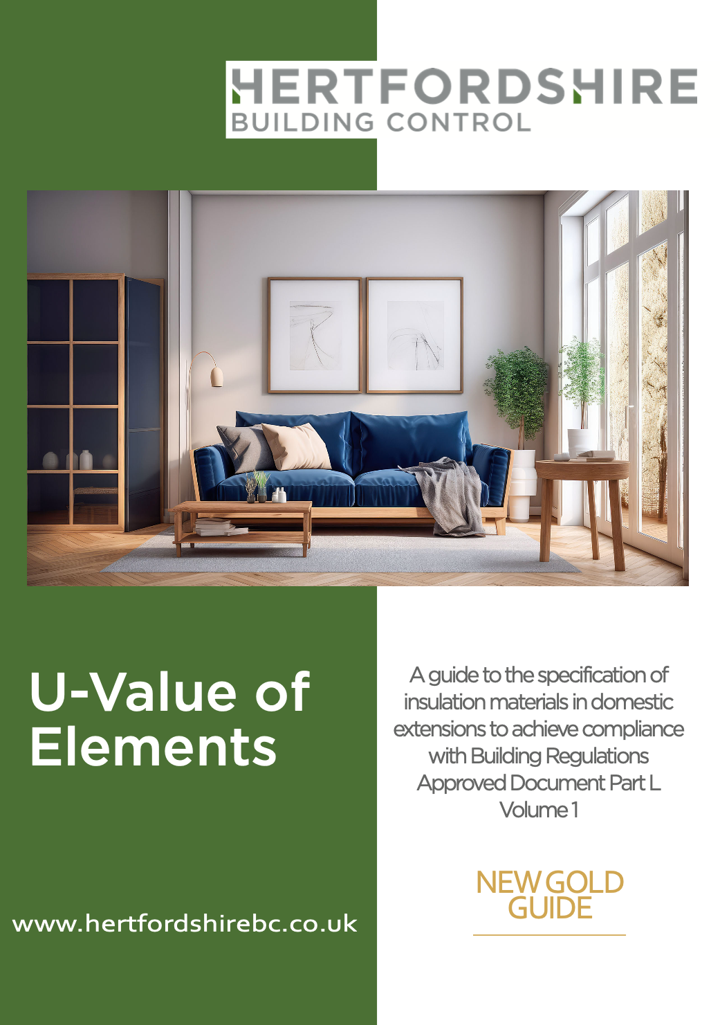 ACTIS Help Create Building Control U-Value Guide