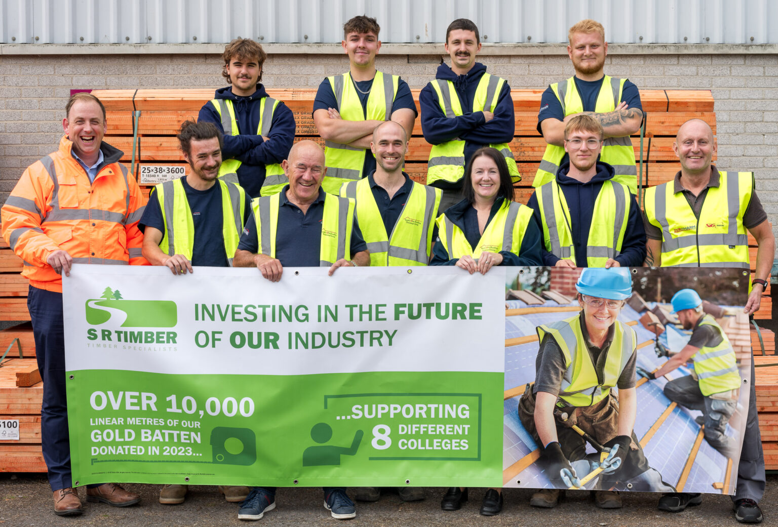 SR Timber Supports Roof Slating and Tiling Apprentices